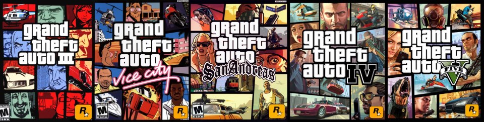 The Evolution Of The Grand Theft Auto Logo 6 Years Of Geometry Dash